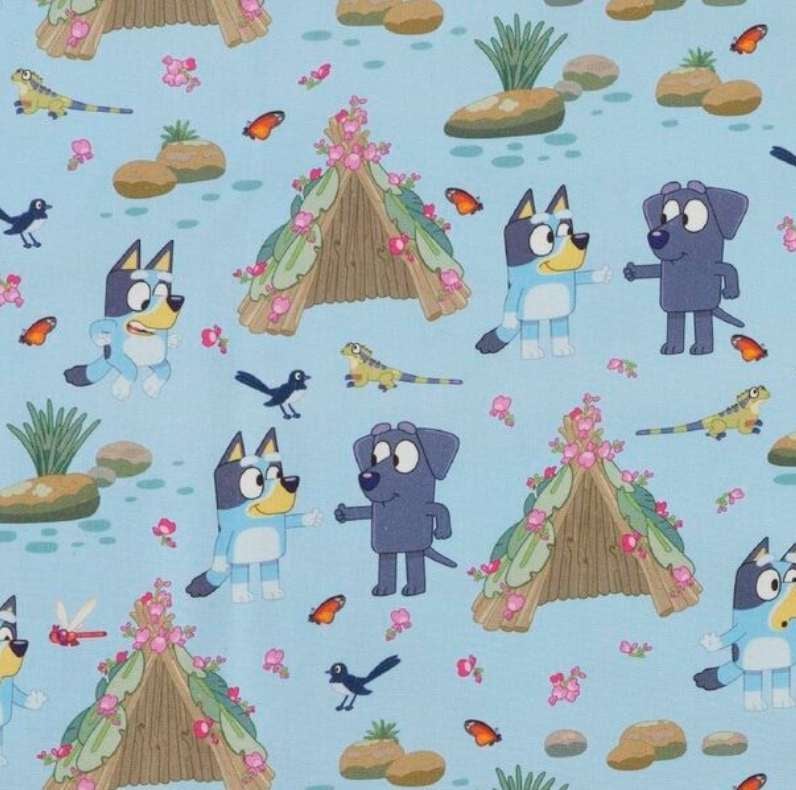 Car Seat / Capsule Liner- Bluey Camping | Comfy by Jess